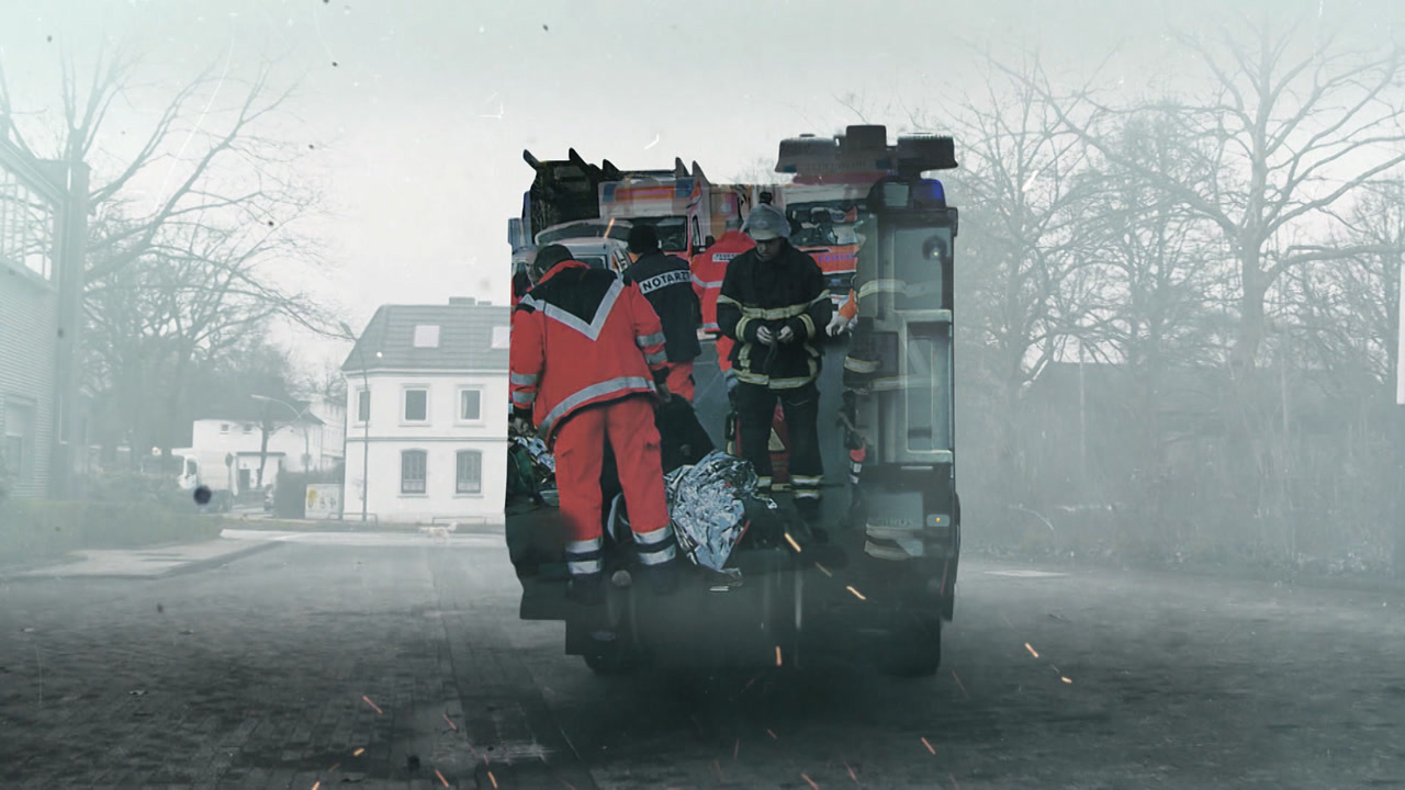 112: Feuerwehr im Einsatz